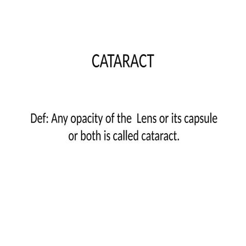 CATARACT a short introduction and management.pptx