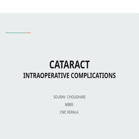 CATARACT INTRAOPERATIVE COMPLICATIONS_MBBS.pptx