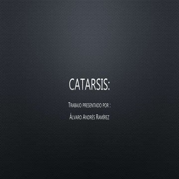 Catarsis | PPTX