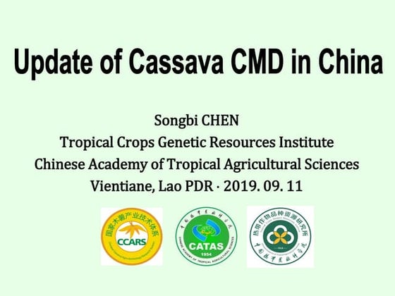 Update on CMD and CWBD in Thailand | PPT