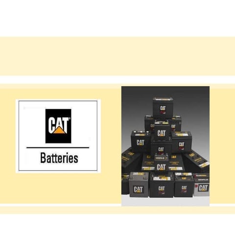 Caterpillar batteries model presentation.ppt