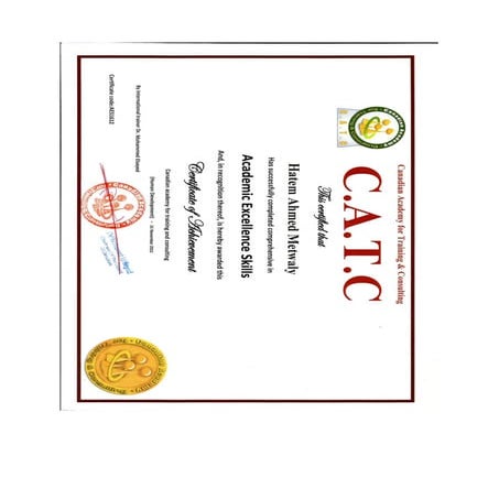 Hatem yassin cv | PDF