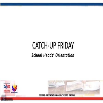 CATCH-UP-FRIDAY.pptx for education- reading, | PPT