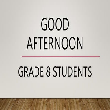 Catch-up-friday- Grade 8 students Mathematics | PPTX