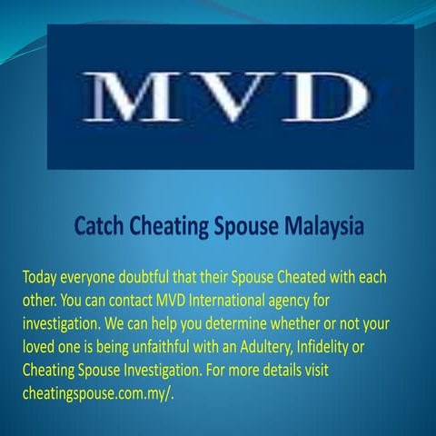 Catch Cheating Spouse Malaysia | PPT