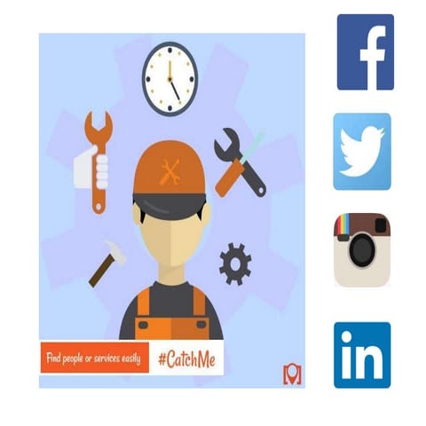 Family Location Sharing app Catchme | PPTX