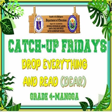 CATCH UP FRIDAY front page cover.lessonpptx | PPT