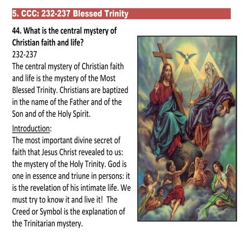 Catechism_05_Blessed Trinity based on Compendium CCC.pptx