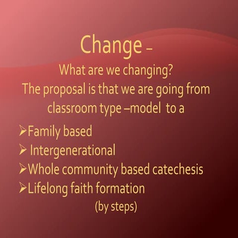 Religious Education - Changes | PPTX | Christianity | Religion ...