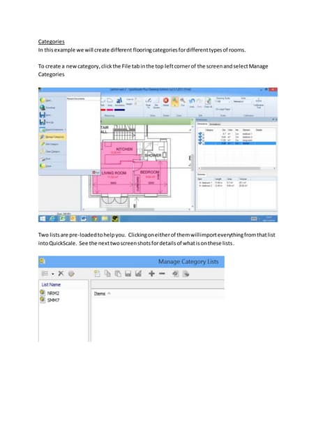 Add areas together in QuickScale | PDF