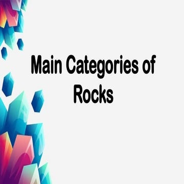 Categories of rocks, forming rocks andmi | PPTX