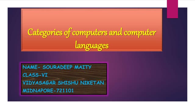 Computer Languages....ppt