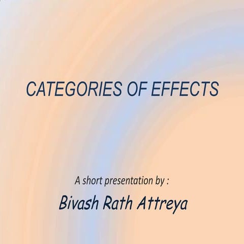 Categories of effects | PPTX