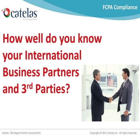 Catelas 360 degree Partner Assessments | PPT