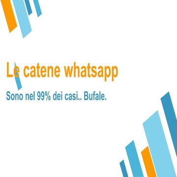 Catene whatsapp | PPTX