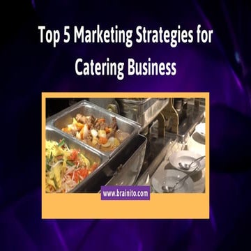 Marketing Strategies For Catering Business | PDF