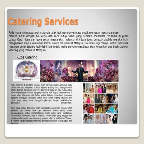 Catering services | PPT