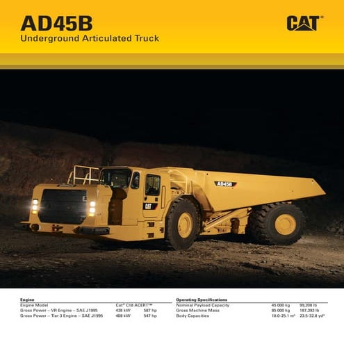 Caterpillar ad45 b | PDF