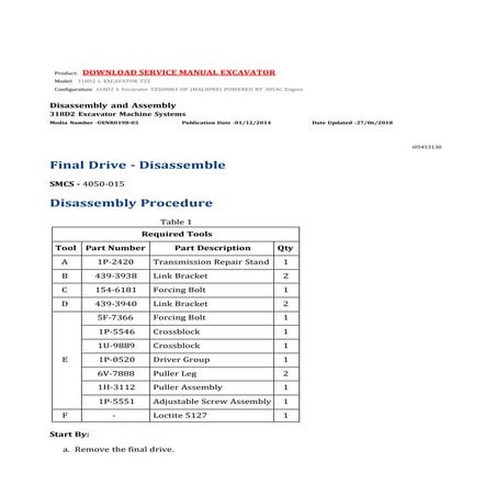 caterpillar TH48-E80 petroleum transmission service manual | PDF