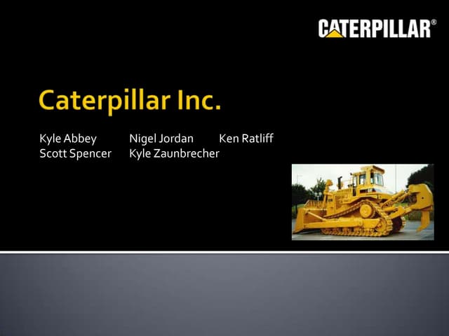 Caterpillar Production System | PDF