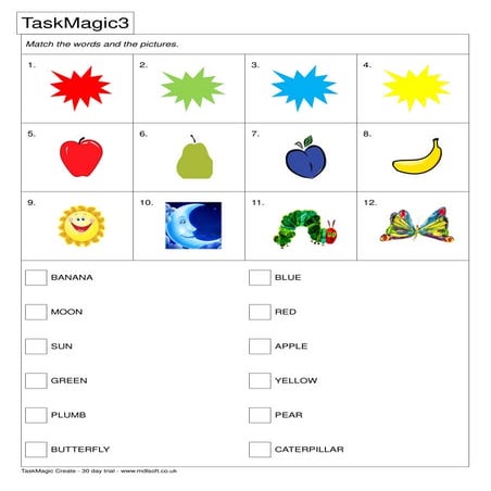 Caterpillar Worksheet 1 | PDF