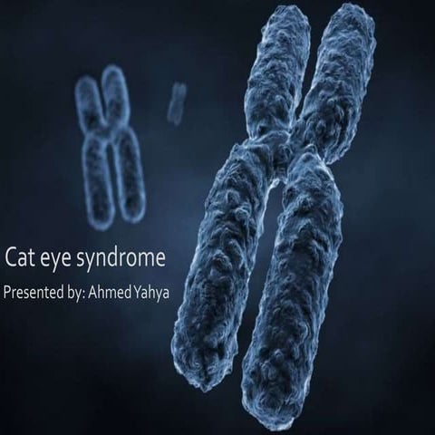 Cat eye syndrome | PPTX