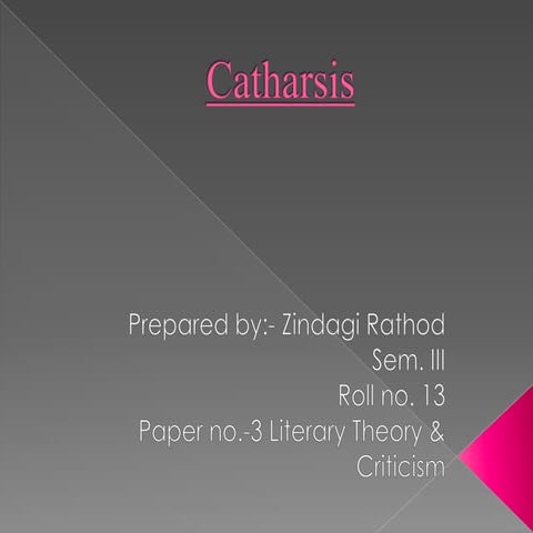 Catharsis | PPTX