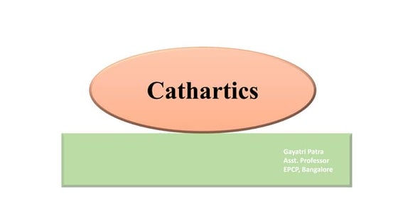 Understanding Cathartics in Pharmaceutical Inorganic Chemistry | PDF