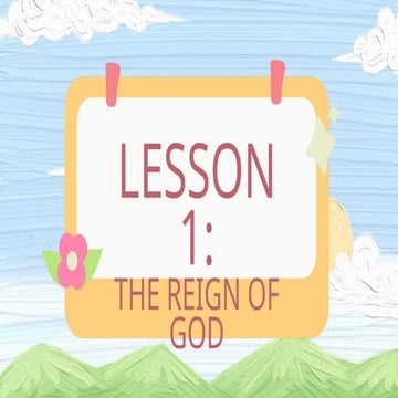 Understanding the Reign of God: A Gift, Task, and Promise for Joyful ...