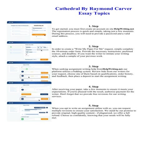 Cathedral By Raymond Carver Essay Topics | PDF