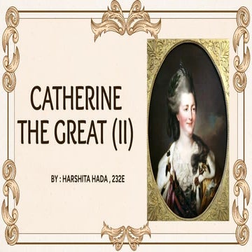 Catherine the great | PPTX
