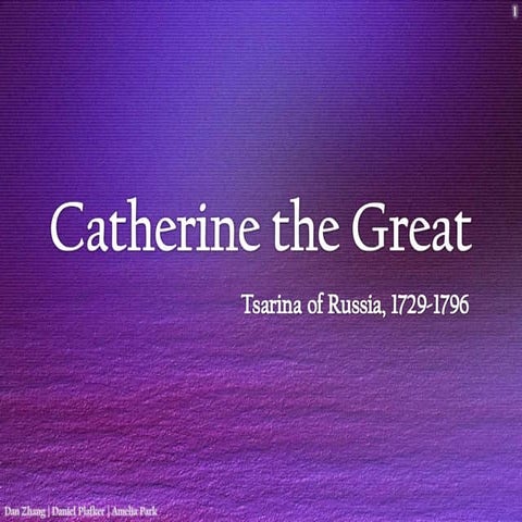 Catherine the Great | PPT