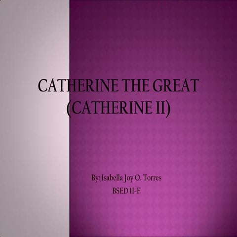 Catherine the great | PPT