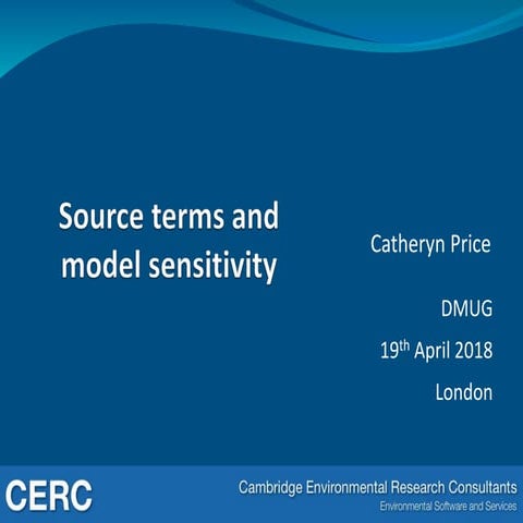 Source Terms and Model Sensitivity | PDF