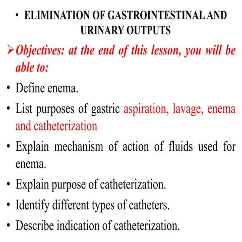 Intake Output Chart Guidelines | PPT