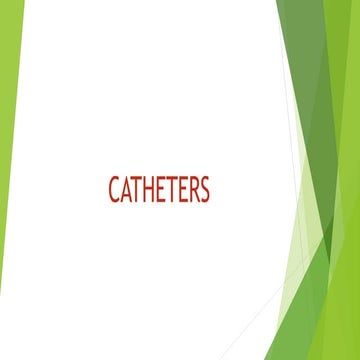 Catheters | PPTX
