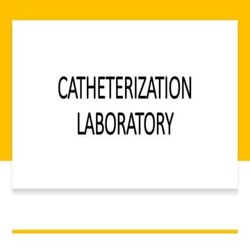 Cath Lab: A presentation about all the aspects regarding management | PPTX