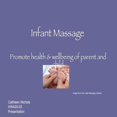 Infant Massage | PPT