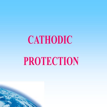 cathodic protection | PPTX
