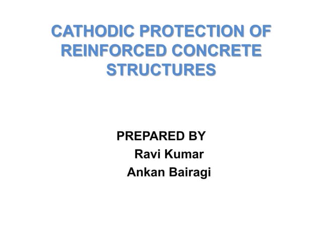 CATHODIC PROTECTION SYSTEM PRESENTATION | PPTX