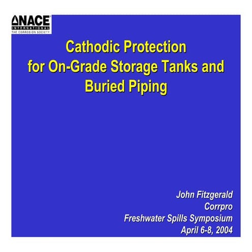 cathodic protection on grade storage tank.pdf