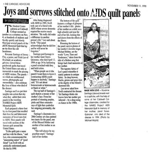 Catholic Advocate Aids Quilt | PDF