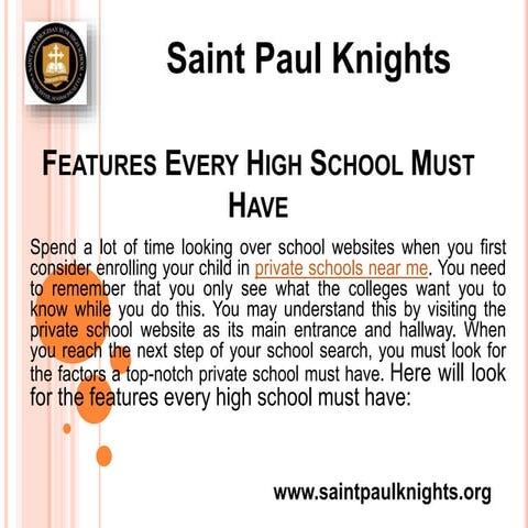 Catholic school high school near me- Saint Paul Jr-Sr High School.pptx