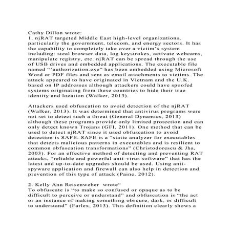 Cathy Dillon wrote 1. njRAT targeted Middle East high-level org.docx ...