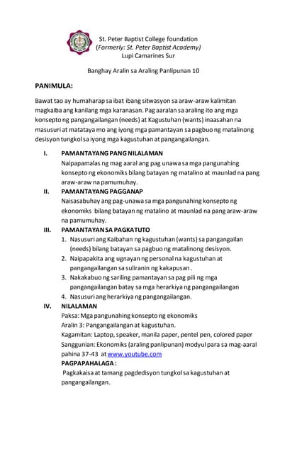 Masusing Banghay Aralin sa Araling Panlipunan IV | DOCX