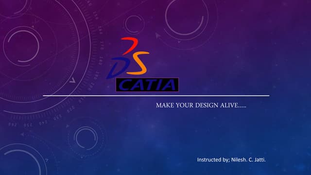 Introduction to CATIA | PPTX