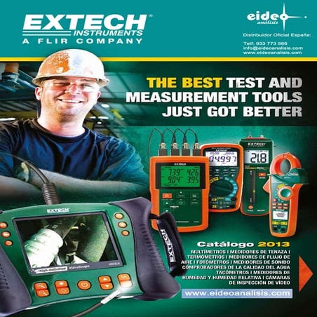 Catálogo extech 2013 español (eideo) | PDF