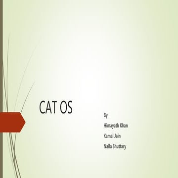 Cat os | PPT