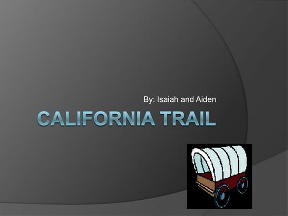 The oregon trail | PPT
