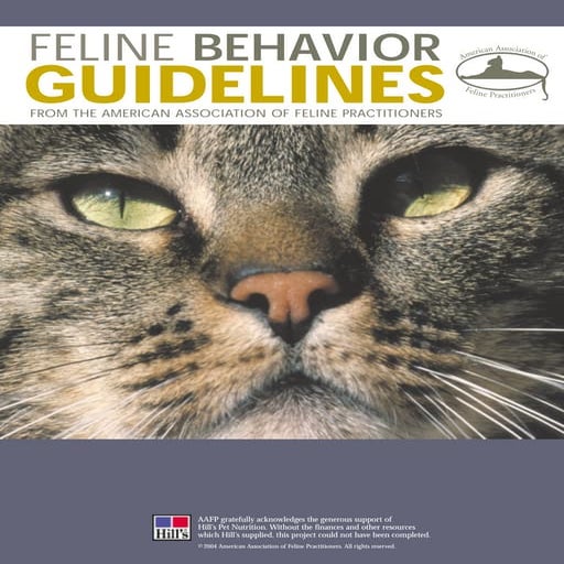 Cats -feline_behavior_guidelines | PDF